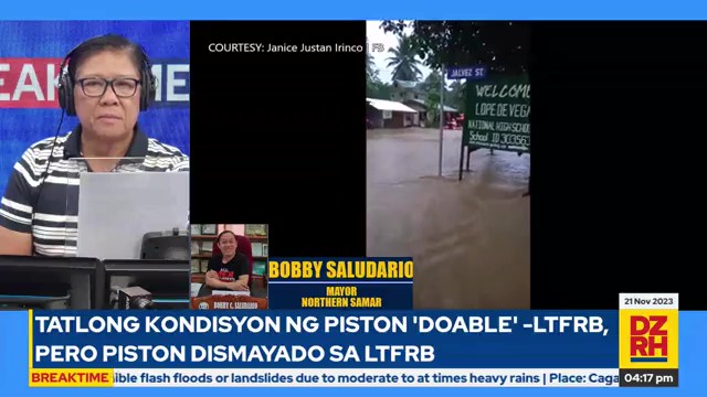 1,794 families affected by flood in Northern Samar town