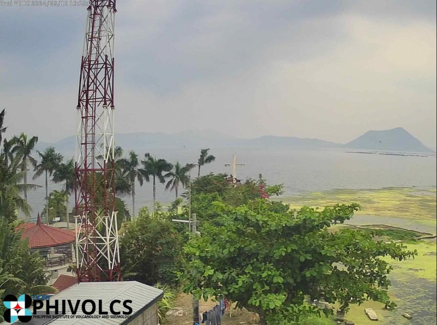 PHIVOLCS: 10 areas affected by vog observed from Taal Volcano