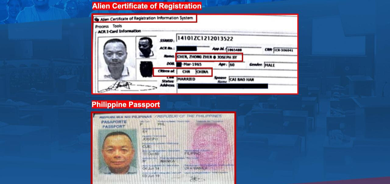 Businessman Joseph Sy's fingerprints match Chinese National Chen Zhong Zhen — Sen. Hontiveros