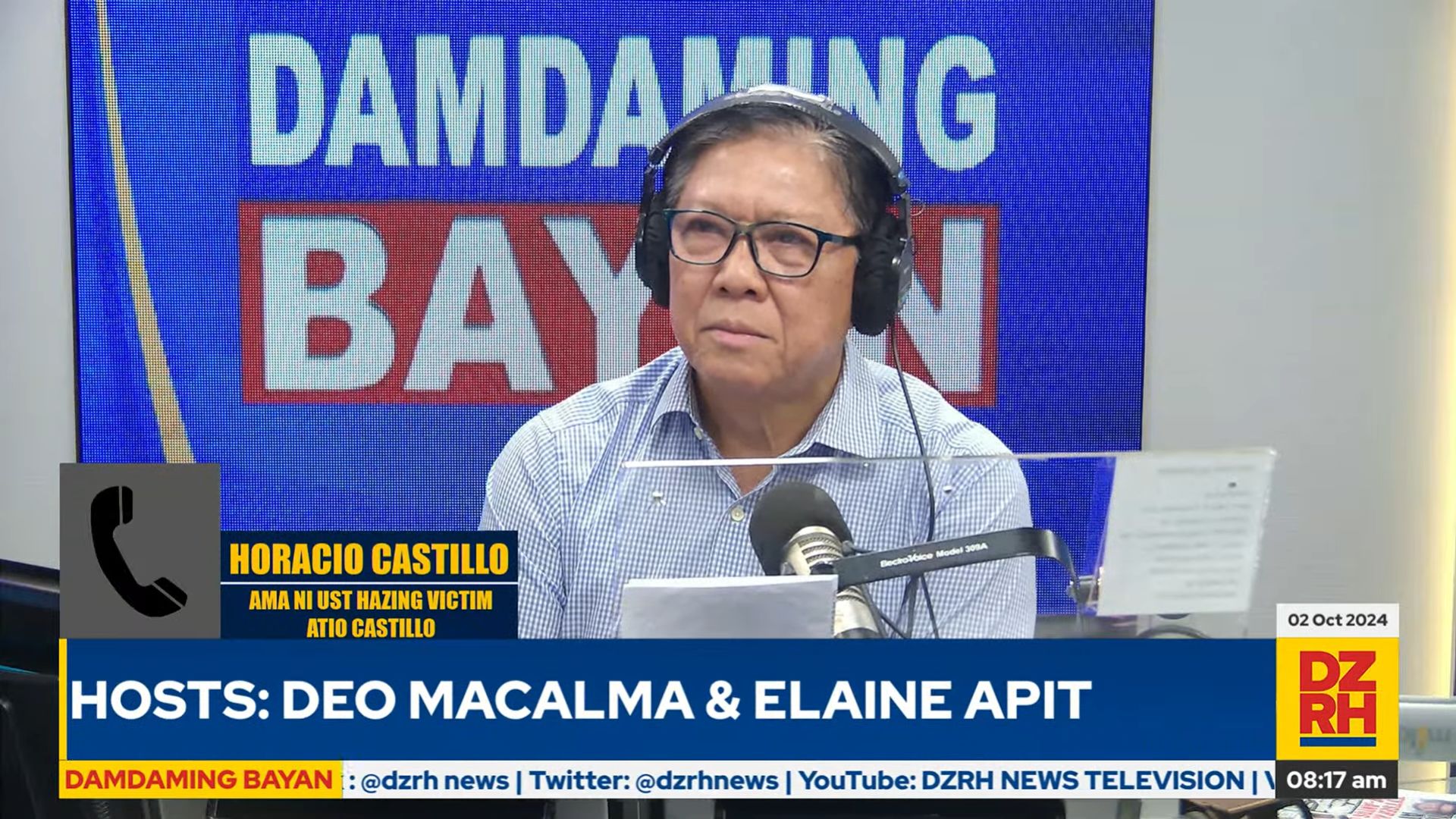 Atio Castillo's father seeks accountability from UST officials
