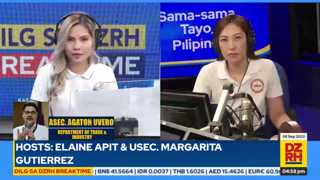 DILG sa DZRH Breaktime: DTI seeks help from LGUs, NFA to ensure ...