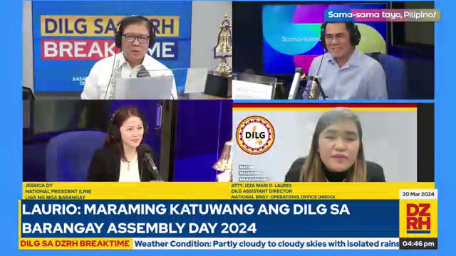 DILG sa DZRH Breaktime: Group reminds local officials to hold barangay ...