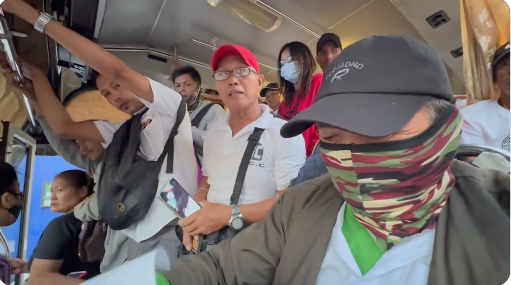 DOTr-SAICT intercepts overloaded bus in Parañaque City amid rush hour