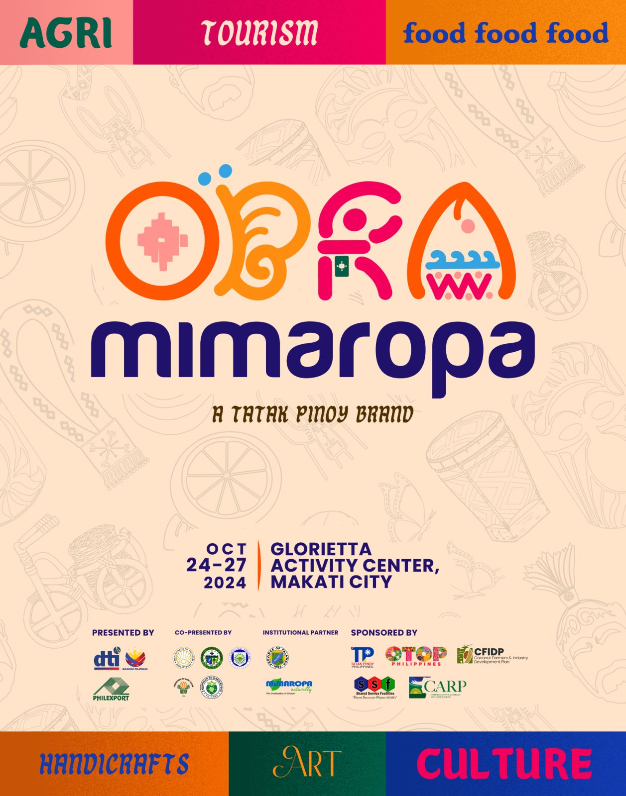 DTI to showcase MIMAROPA at Tatak Pinoy: OBRA MIMAROPA