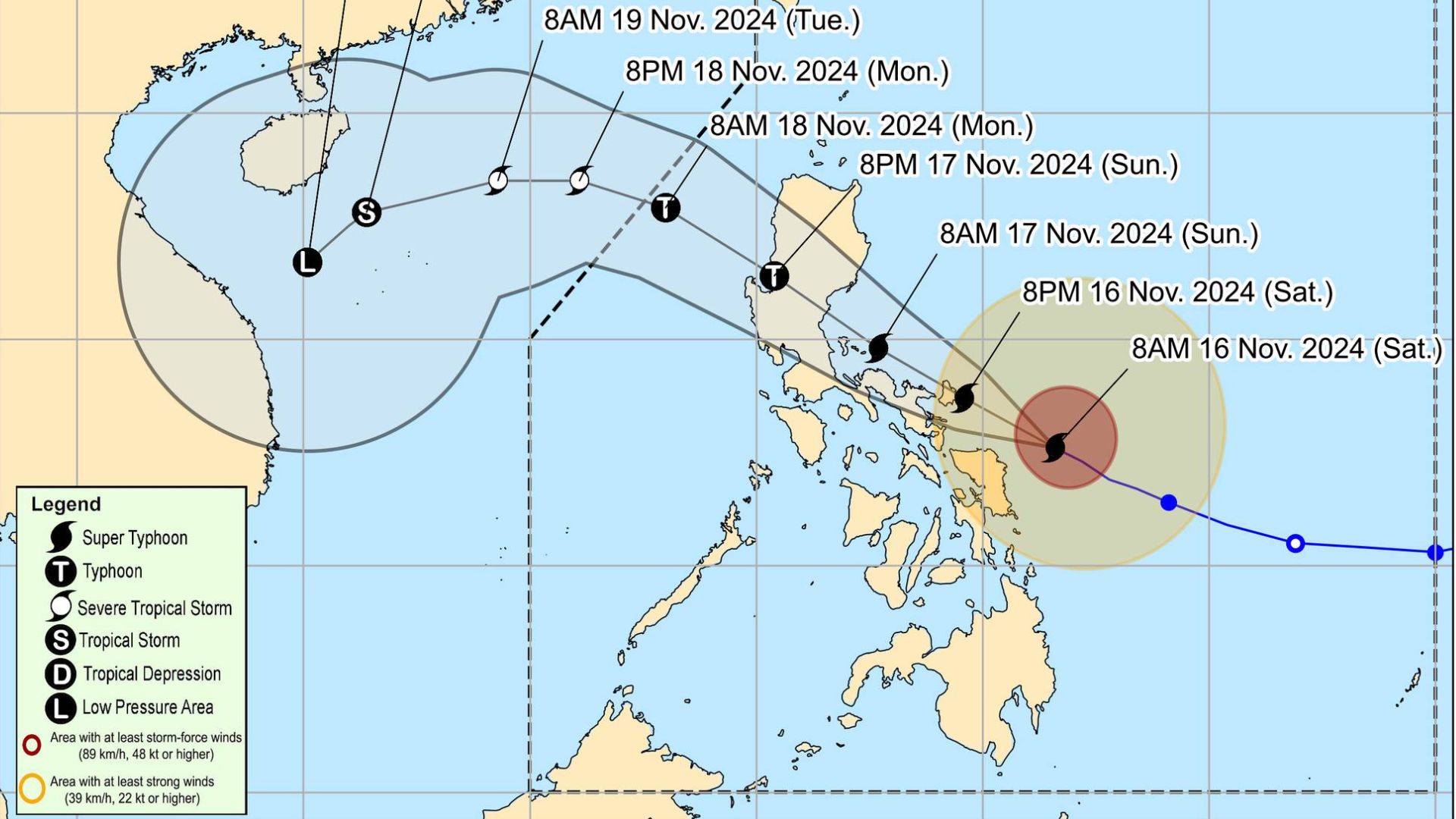 "Pepito" intensifies into a Super Typhoon, continues to threaten Bicol ...
