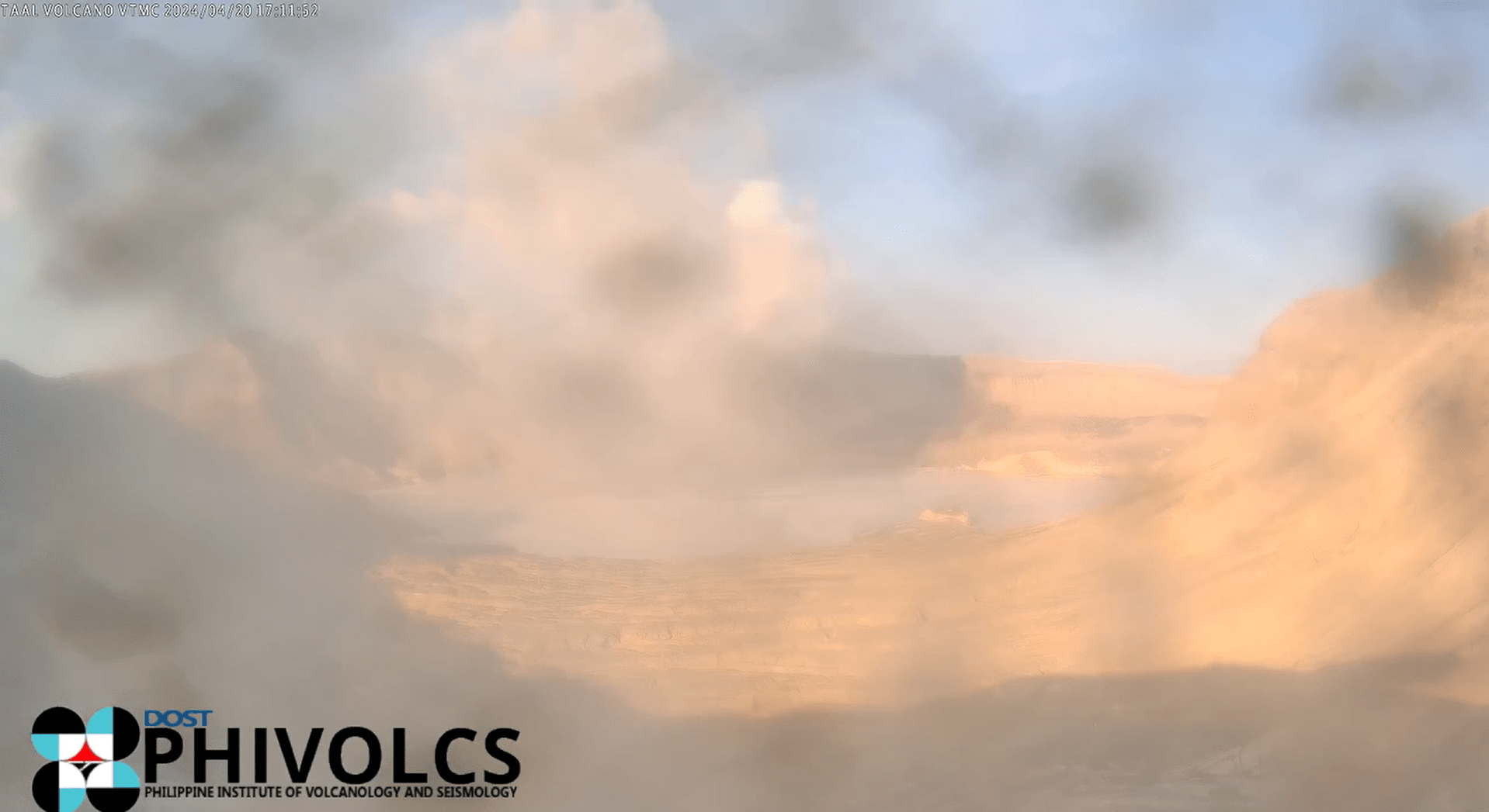 4 phreatic eruptions, 17 volcanic quakes observed at Taal - Phivolcs