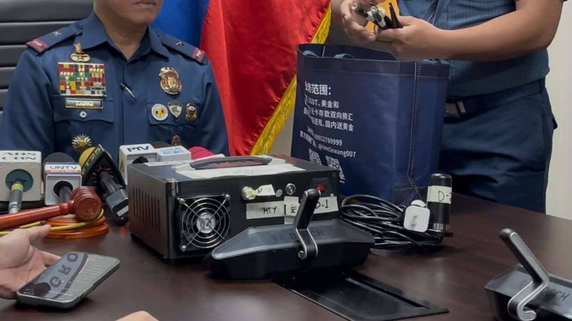 PNP-ACG recovers IMSI catcher allegedly used by POGOs in scam activities