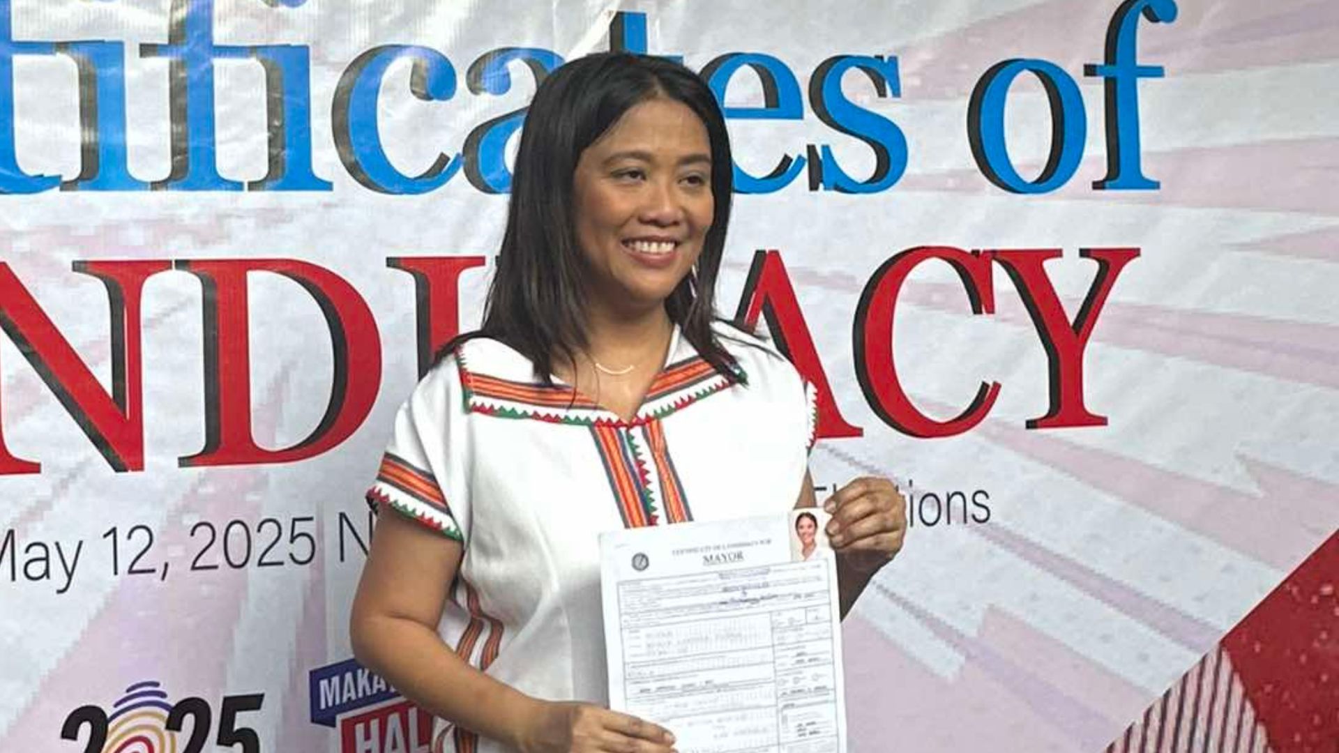 Sen. Nancy Binay files COC for mayoral post in Makati