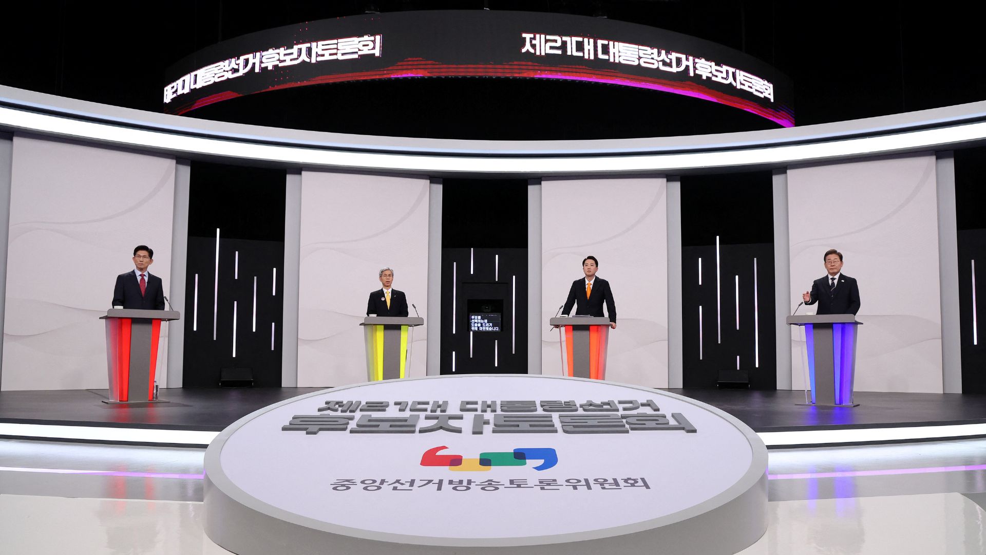 South Korea's presidential candidates face off in fiery debate