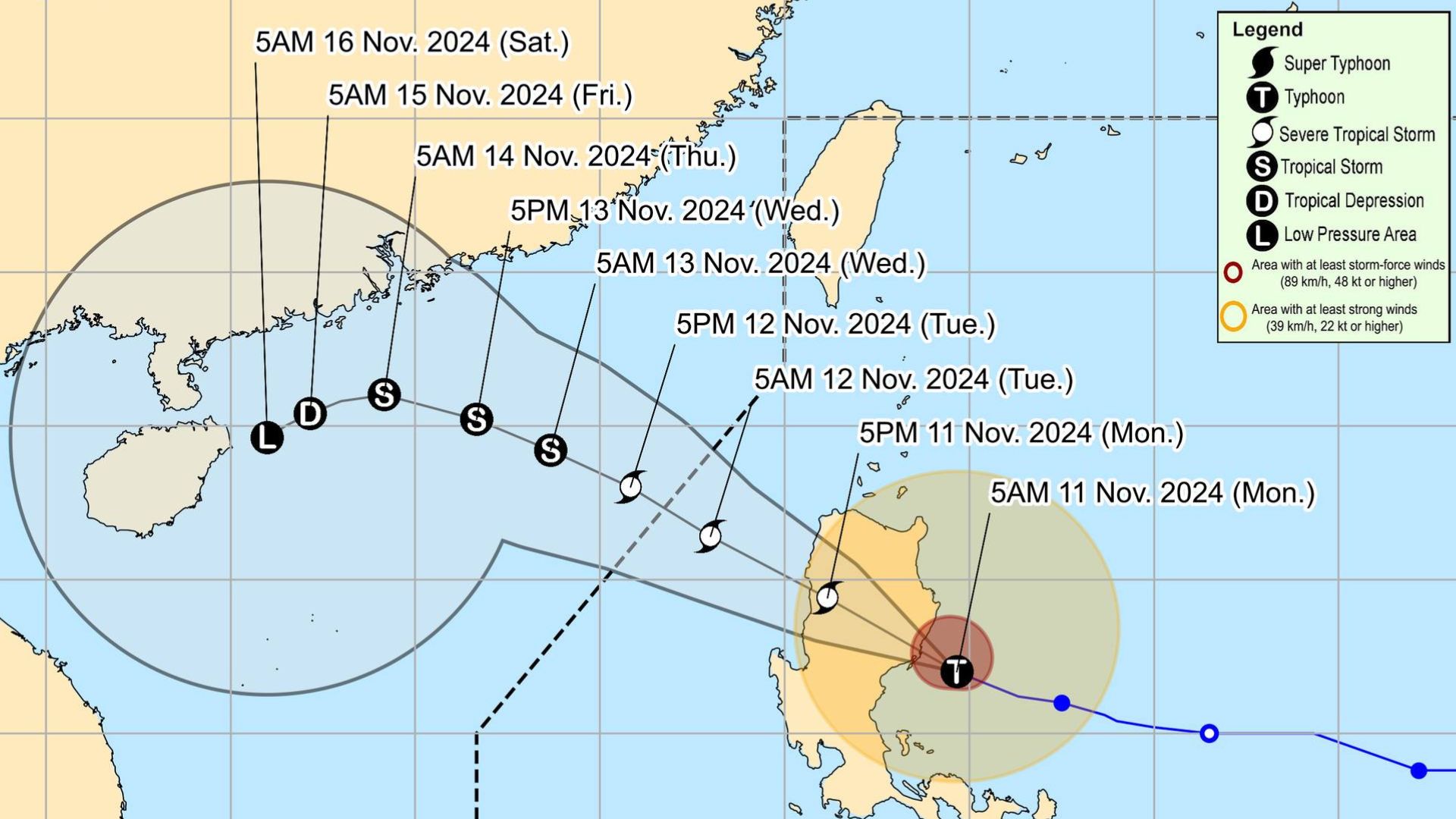 "Nika" intensifies as it nears Isabela, Aurora boundary